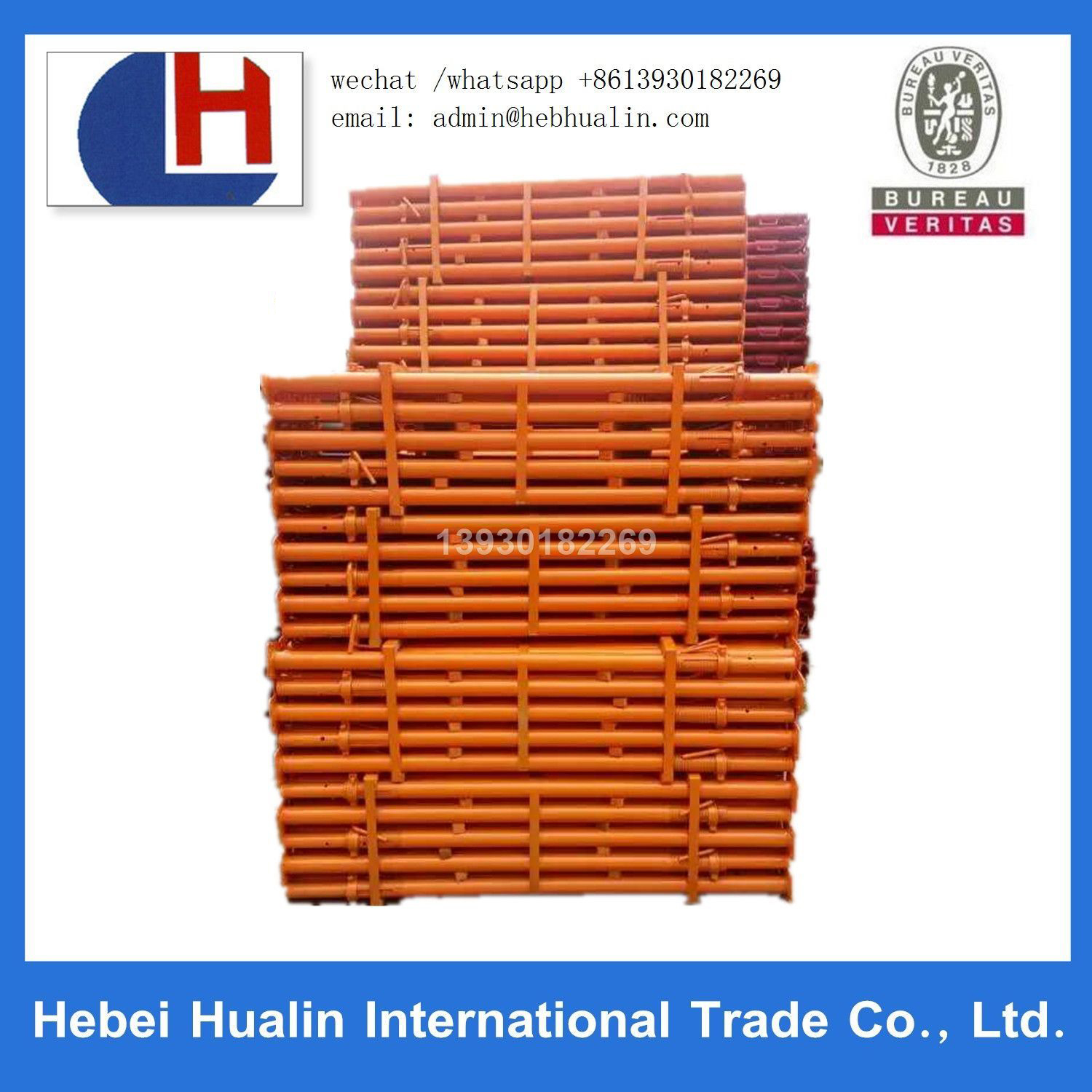 Telescopic prop for formwork