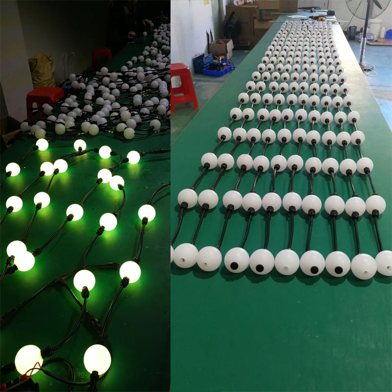 3D Pixel Ball 3d Led Dmx Led Led Rgb 5050 5050 Ucs2903 3d Meteor Light ...