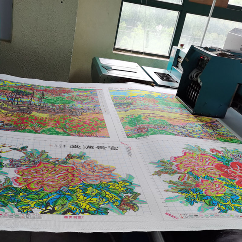 Aida print,printed cross stitch fabric,printed aida fabric,dmc printed aida