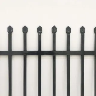welded spike fence