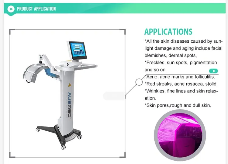 PDT Skin Rejuvenation PDT LED Light Therapy