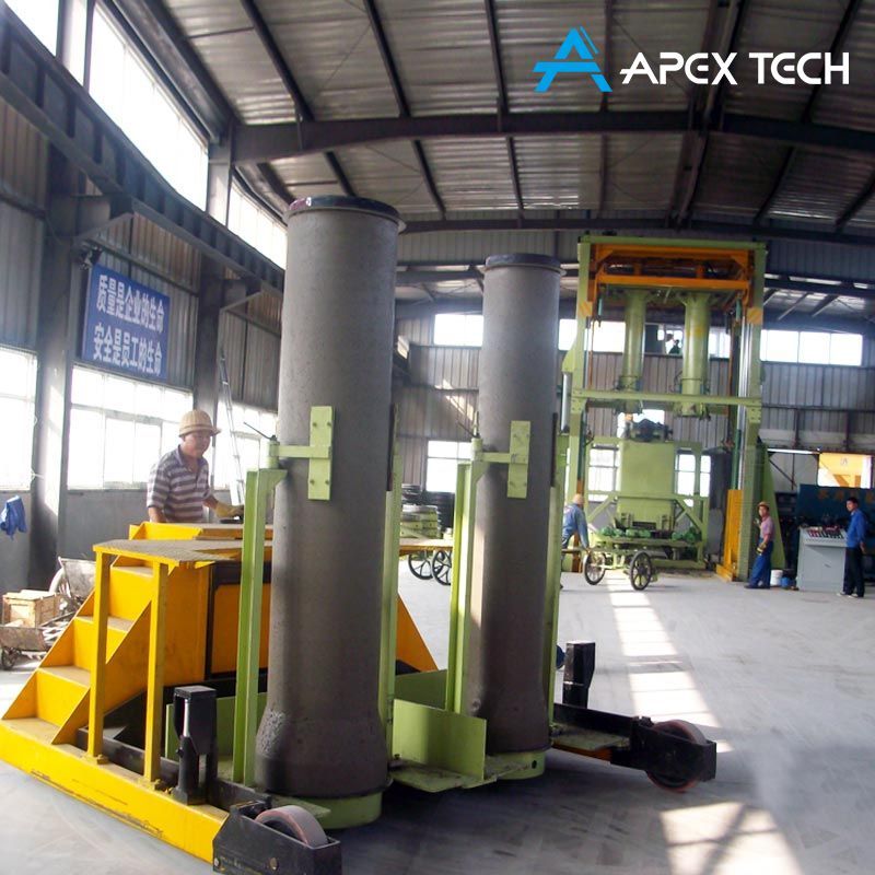 Double Pipe Automatic Core Vibration Concrete Pipe Making Machine
