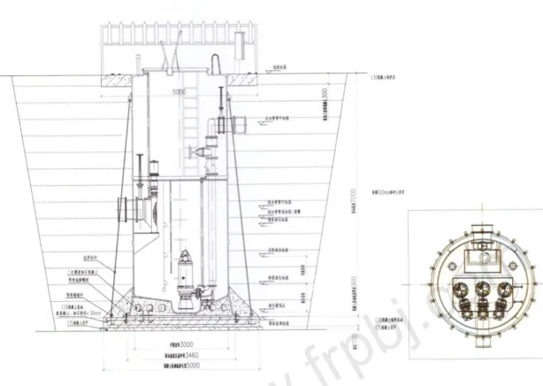Integrated prefabricated pumping station