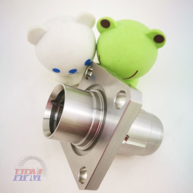 Precision Stainless Steel Flange Plug Body Custom CNC Machined Fittings