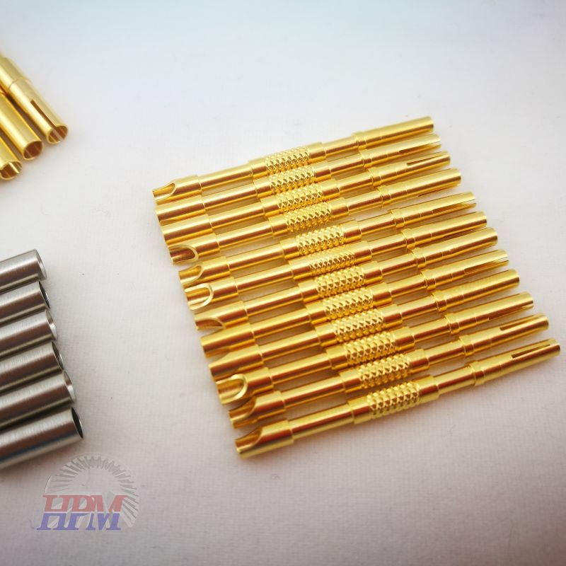 Gold plating pins
