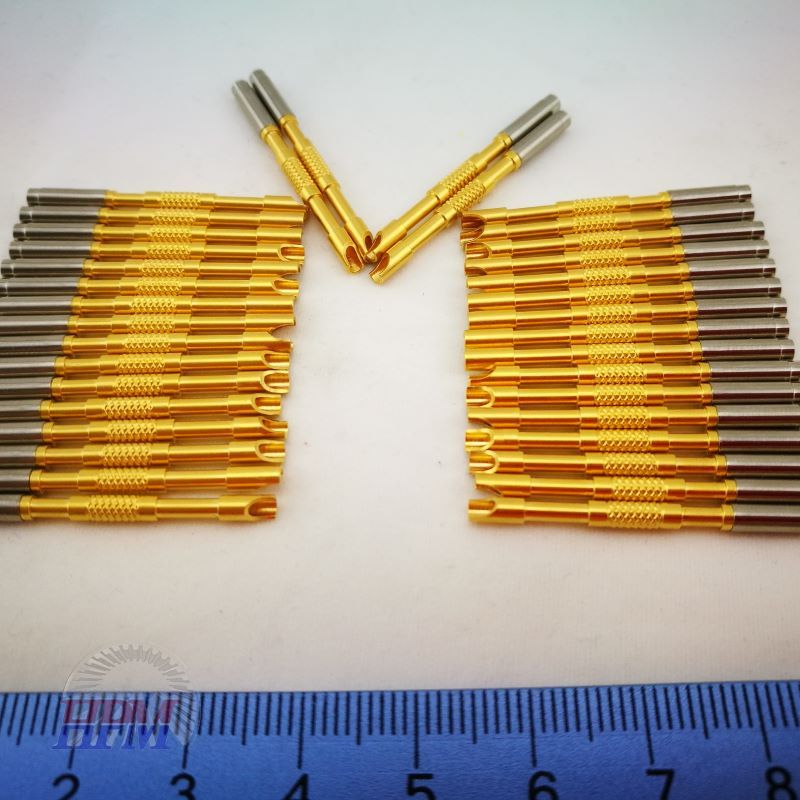Gold plating pins