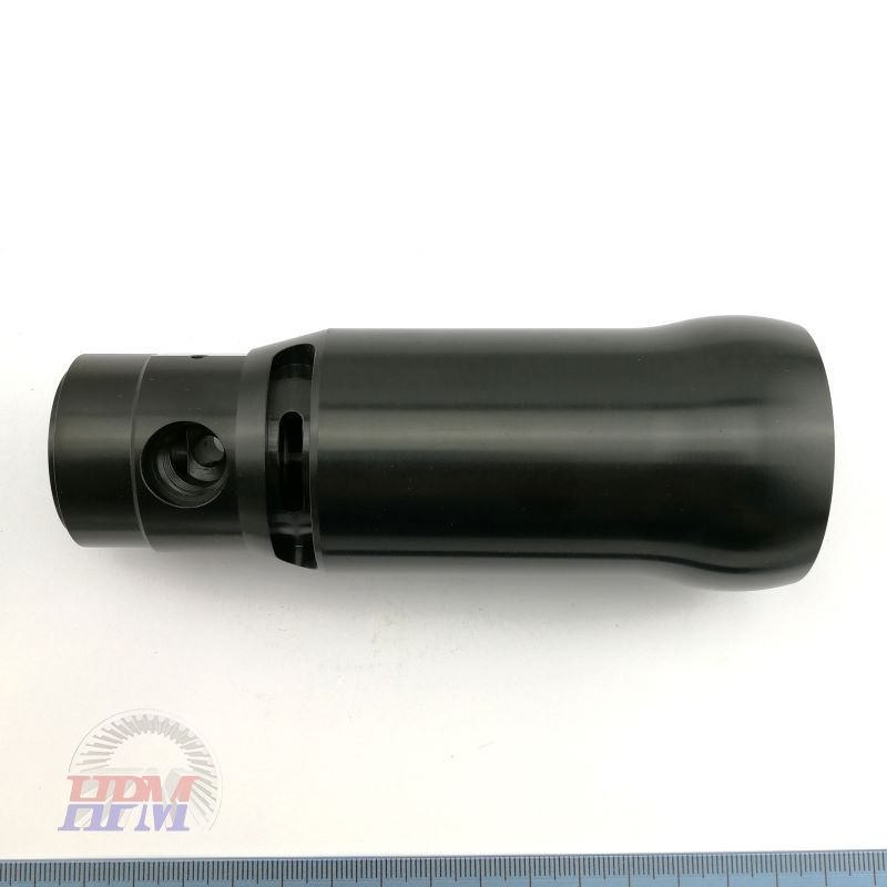 Precision CNC Steel Casing Assembly | Black Oxide/Nitrocarburized