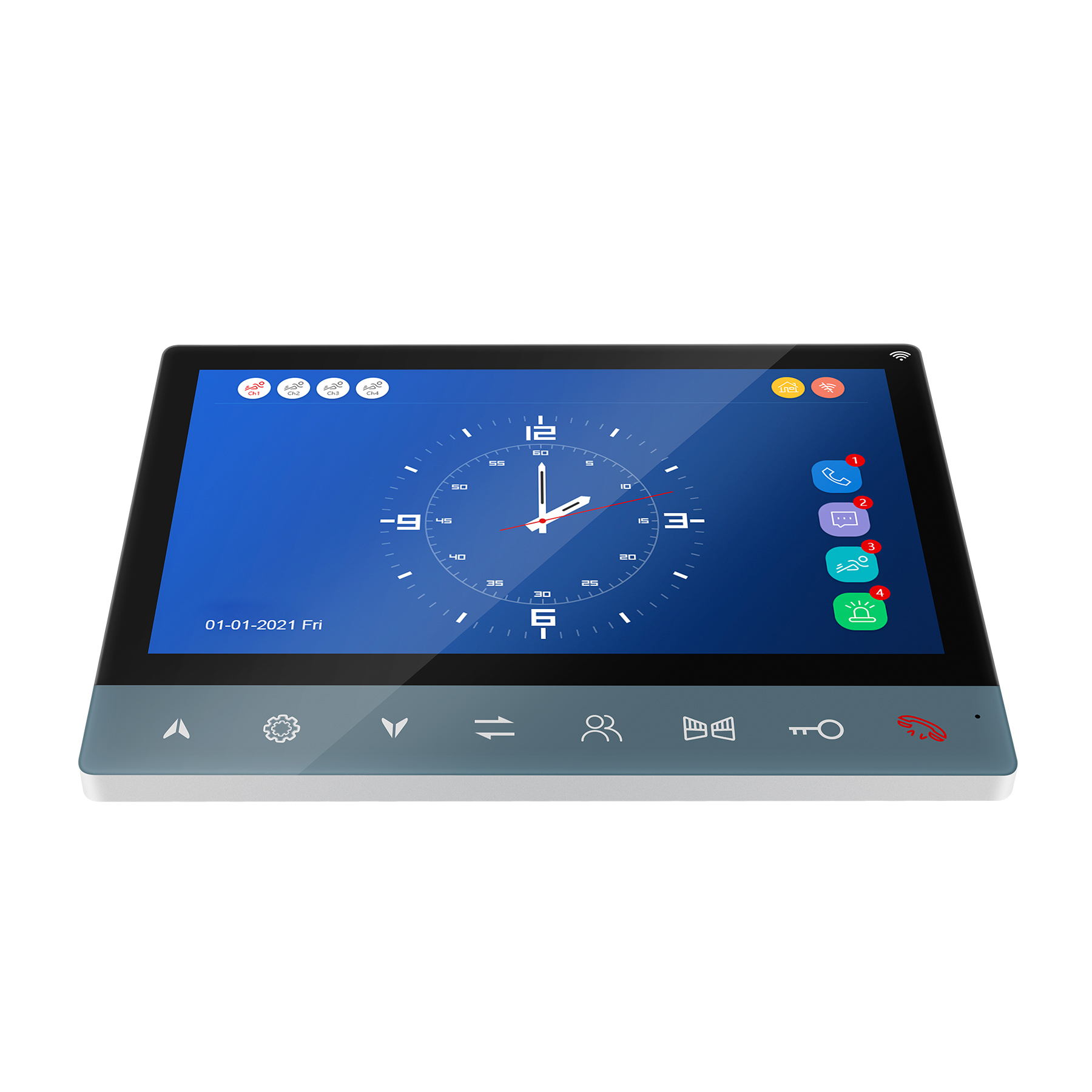 Wifi Video Door Bell Tuya Devices Touch Screen Smart Home Devices Wifi