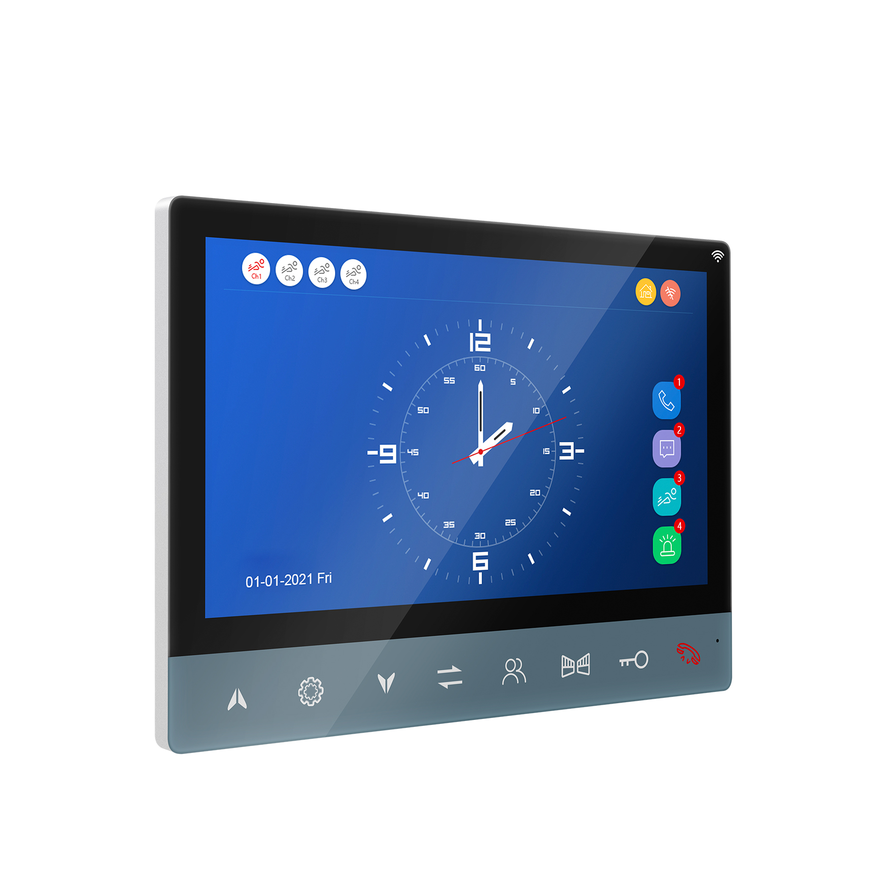 Wifi Video Door Bell Tuya Devices Touch Screen Smart Home Devices Wifi