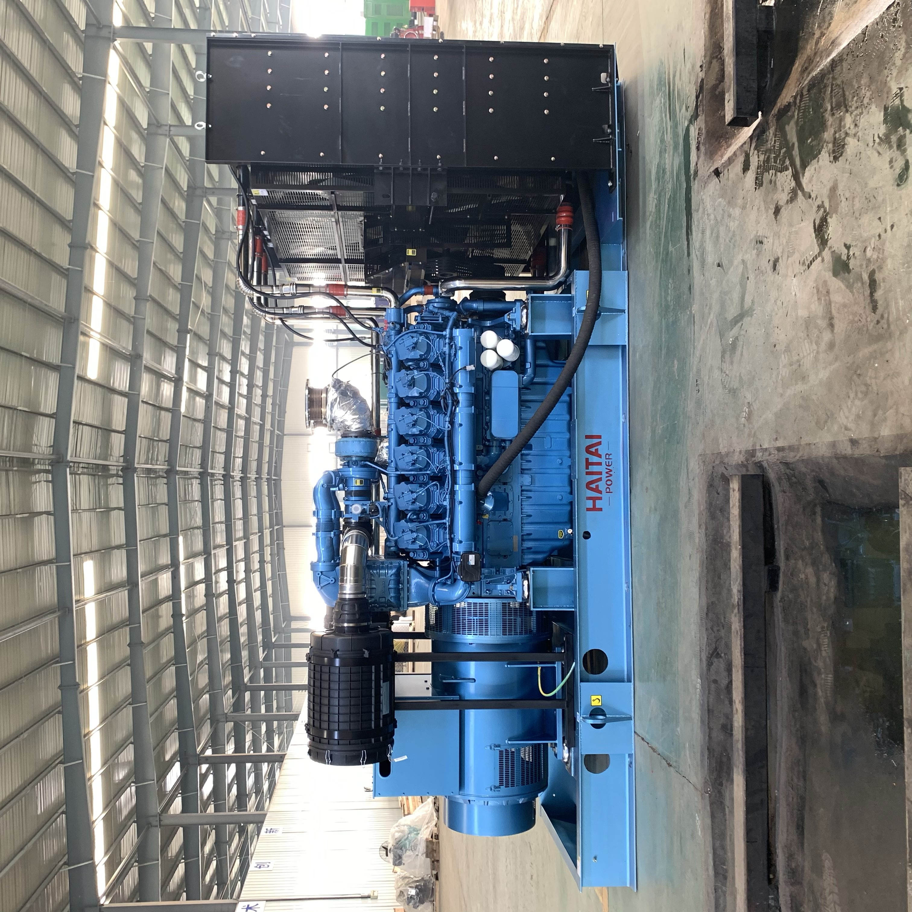 600kw natural gas generator send to Russia.
