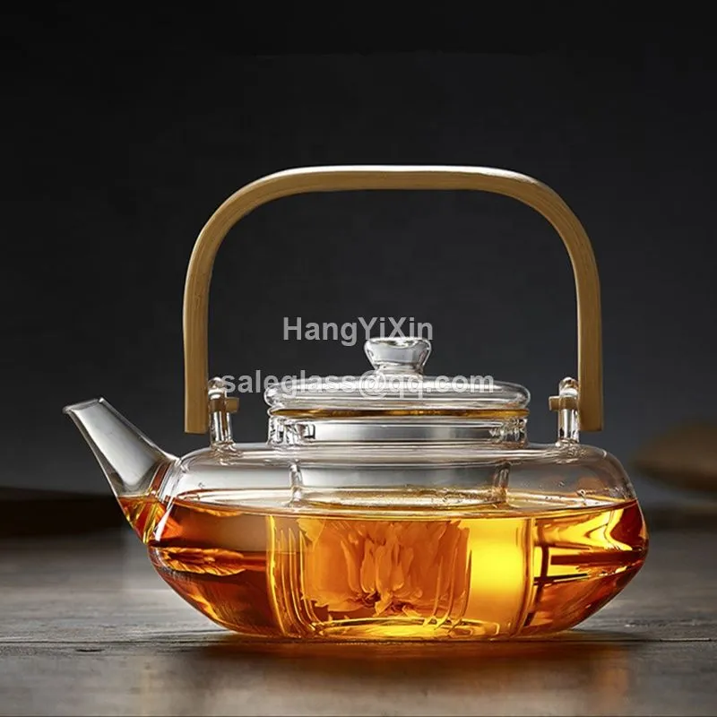 Premium Glass Teapot Heat resistant Borosilicate Glass Teapot with ...