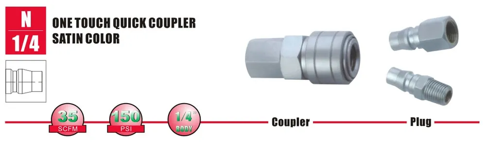 Nitto Type Air Quick Coupler 22SF-N1 BSP Female Thread Quick Release ...