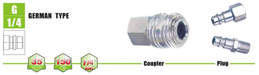 German BSP Quick Coupler