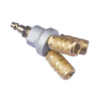 3 Way Manifold Block Splitter Quick Connect Air Manifold