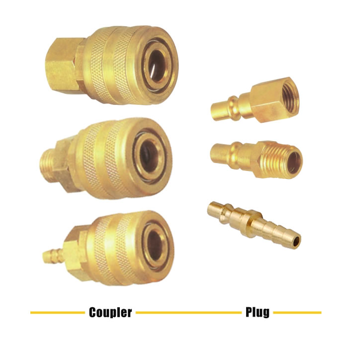 ARO Pneumatic Quick Connect Couplings LU11-2 Quick-Disconnect Hose ...