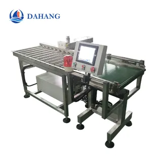 Industrial conveyor check weigher