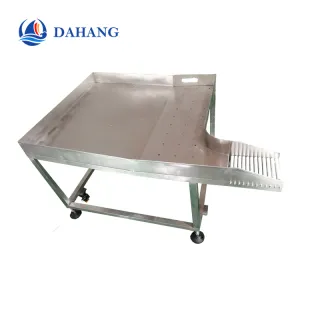 Stainless steel feeding table
