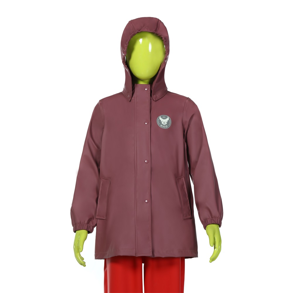 Girl's PU Rain Jacket