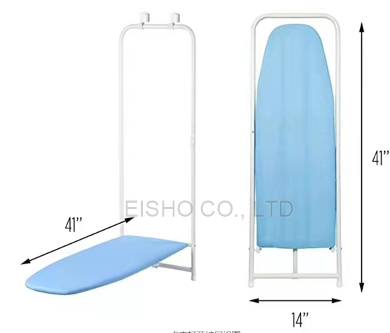 Over the Door Mesh Top Foldable Ironing Board
