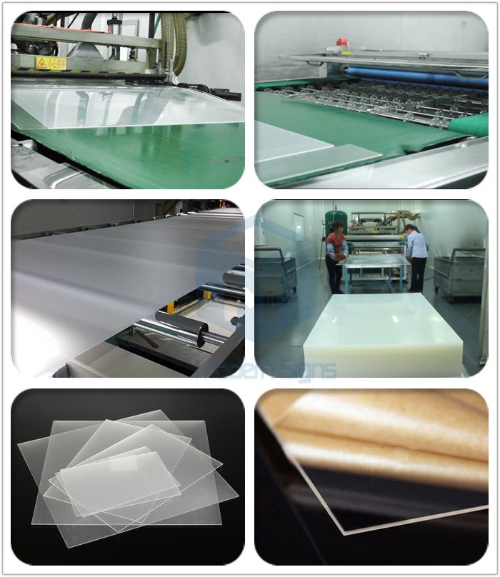 Clear transparent Extruded PS Polystyrene Plastic Sheet