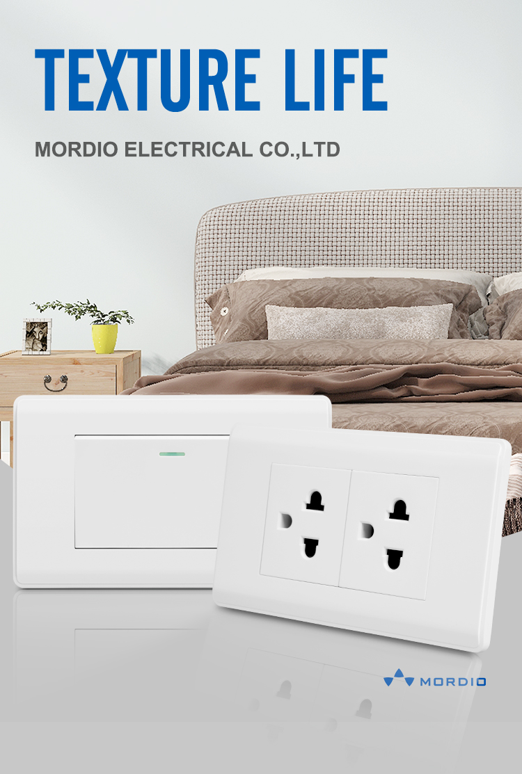 N1.2 Bolivia double interruptor 10A 110V~/250V~