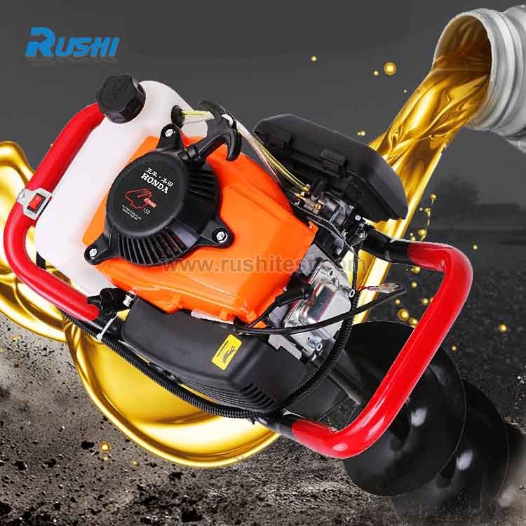 Auger power head, two stroke engine, complete with 60 mm dia. auger.