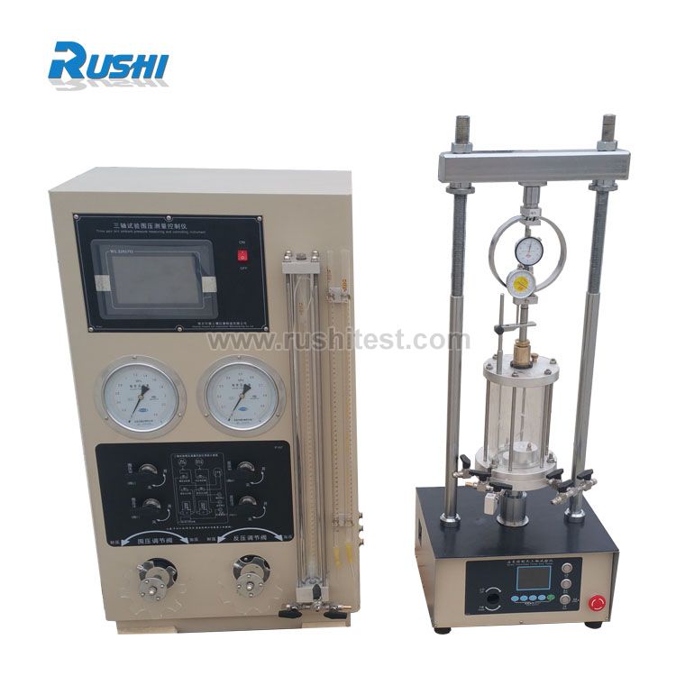 Strain controlled triaxial apparatus,Apparatus for Triaxial Compression ...