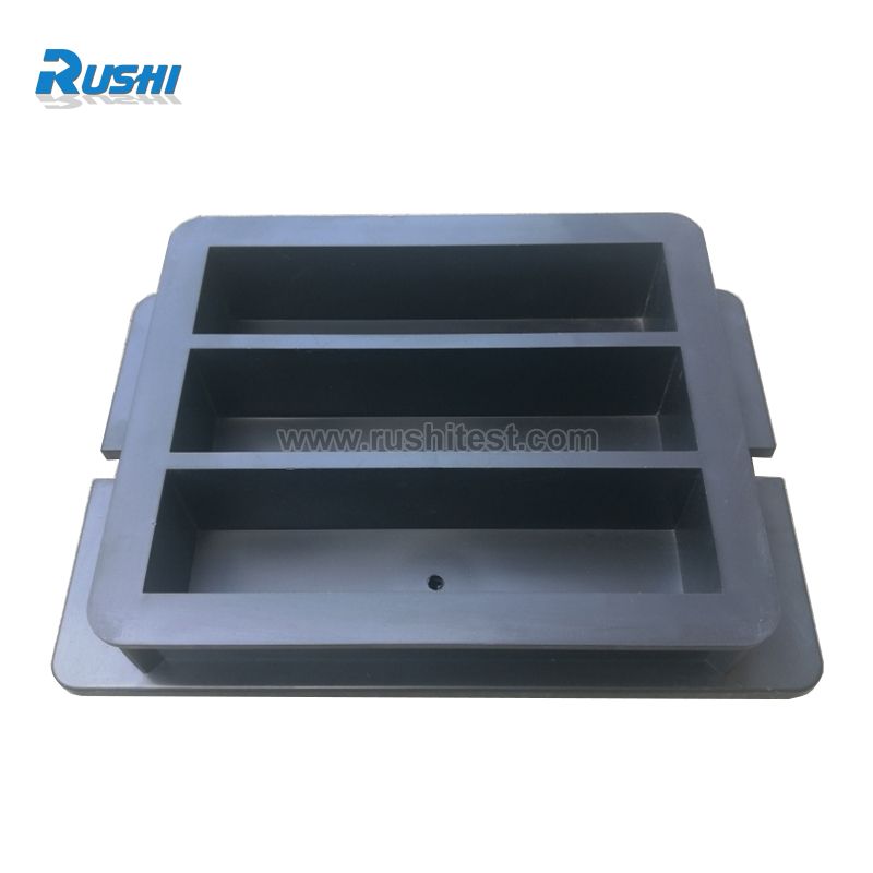 Three gang plastic mould 40x40x160 mm