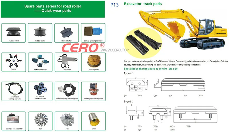 Road Construction Machinery Spare Parts