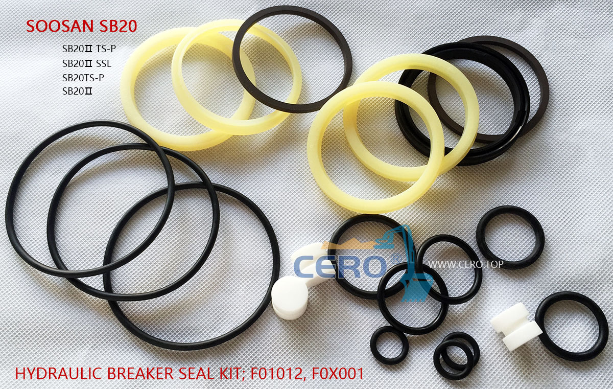 SOOSAN SB20 破碎锤修理包 F01012 F0X001 SB20Ⅱ SB20TS-P SQ20