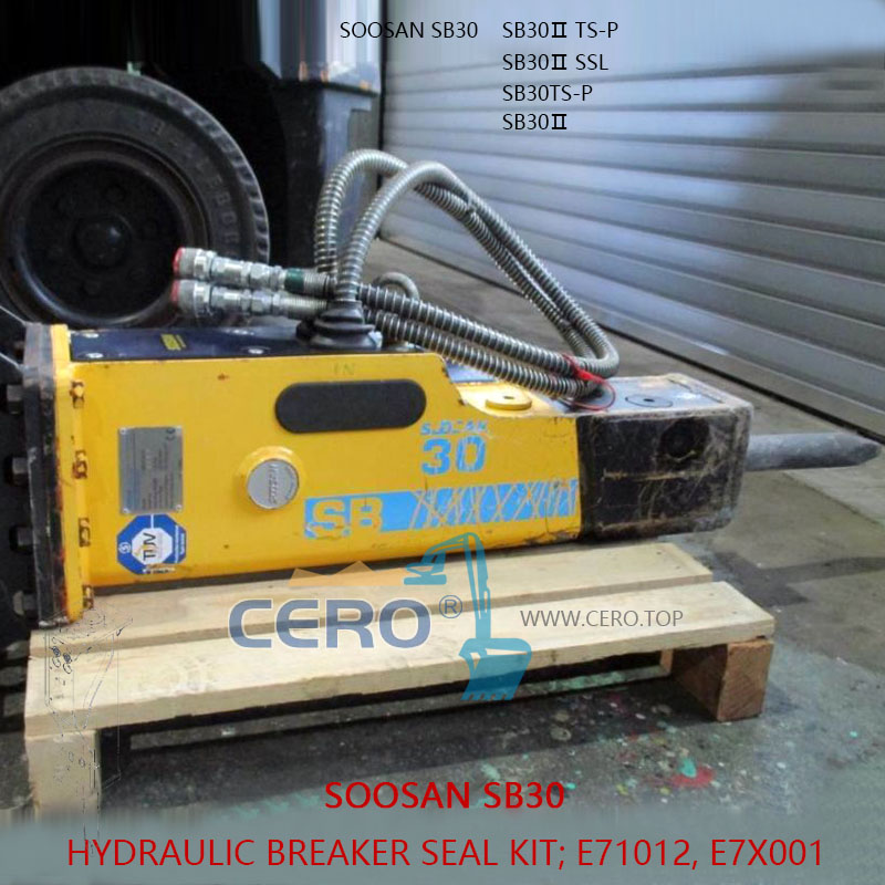 Kit de joints de disjoncteur SOOSAN SB30 E71012 E7X001 SB30Ⅱ SB30TS-P