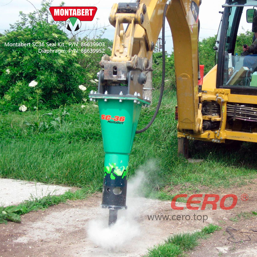 Montabert SC36 Seal Kit 86639903 Diaphragm 86639952 Membrane 86639960 ...
