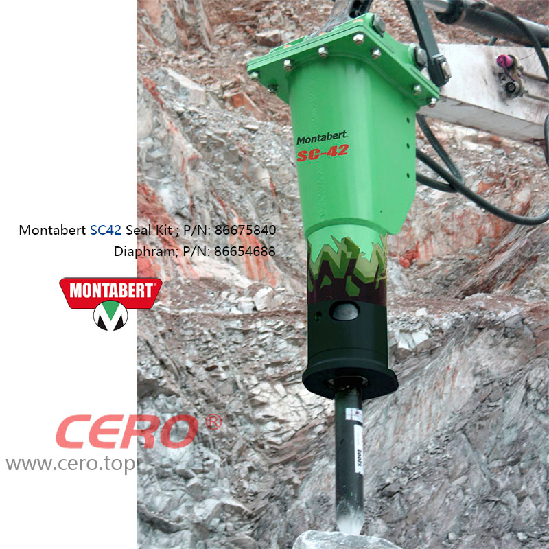 Montabert SC42 Seal Kit 86675840 Diaphragm 86654688 SC-42 Seal Kit Membrane