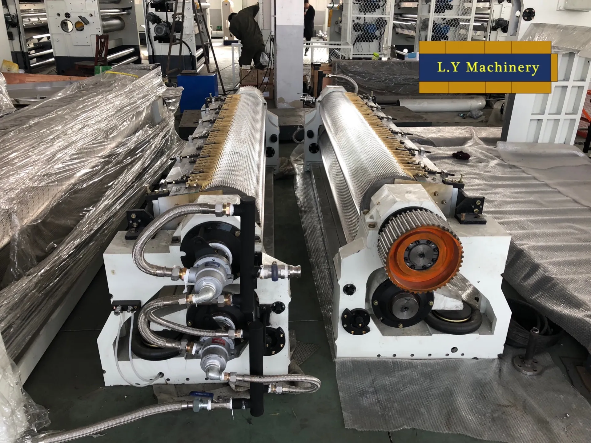 Single facer, Slitter, Mill roll stand, Slitter, NC cutter, Thin blade ...