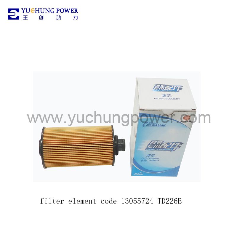 filter element code 13055724 for TD226B WP6G