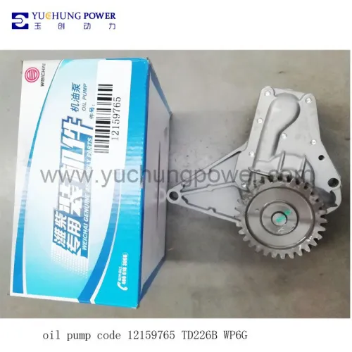 oil pump code 12159765 for TD226B WP6G
