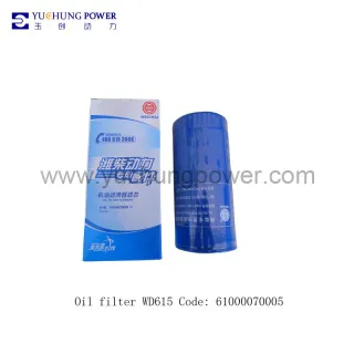Oil filter WD615 Code 61000070005