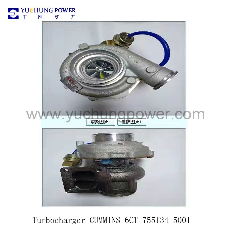 Turbocharger CUMMINS 6CT 755134-5001