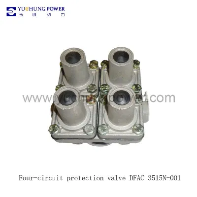 Four-circuit protection valve DFAC 3515N-001