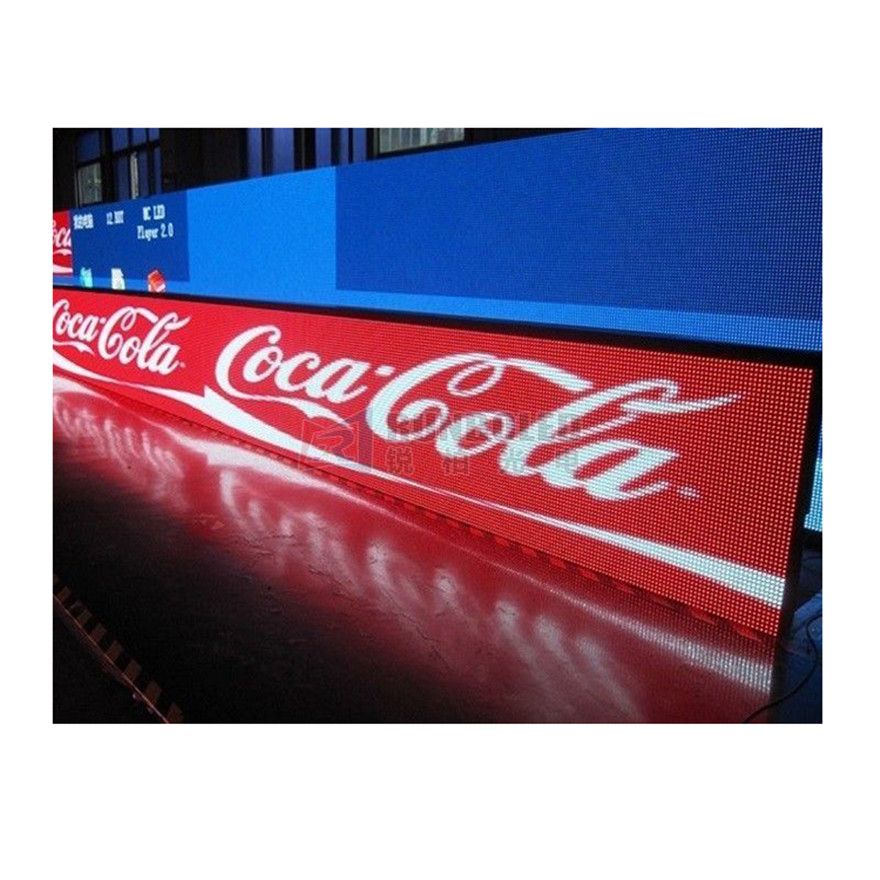 Outdoor P10 SMD Perimeter Fence LED Display for Football Stadium