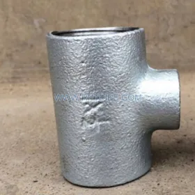 Tee- Banded Black Malleable Iron Pipe Fittings with BS Thread