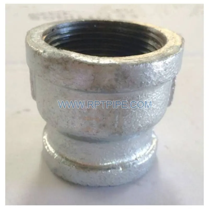 Reducing Socket- Banded Hot-dipped Galvanized Malleable Iron Pipe Fittings with NPT Thread