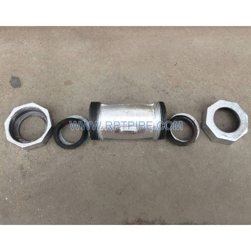 Quick Adapter- Cold Galvanized Malleable Iron Pipe Fittings with NPT Thread