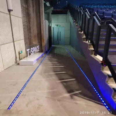 Aisle Lighting of Movie Theatre Step Light