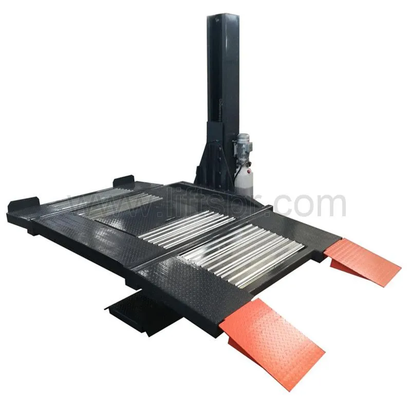 2.5Ton single post hydraulic parking lift car ramp