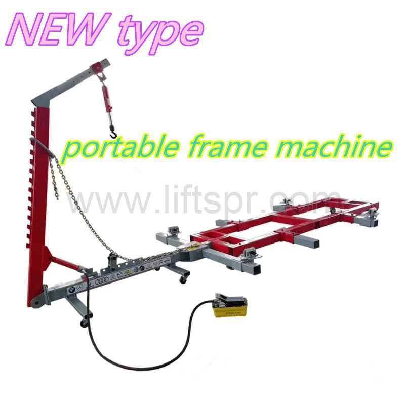 Mobile auto body Frame Straightener with 4 clamps