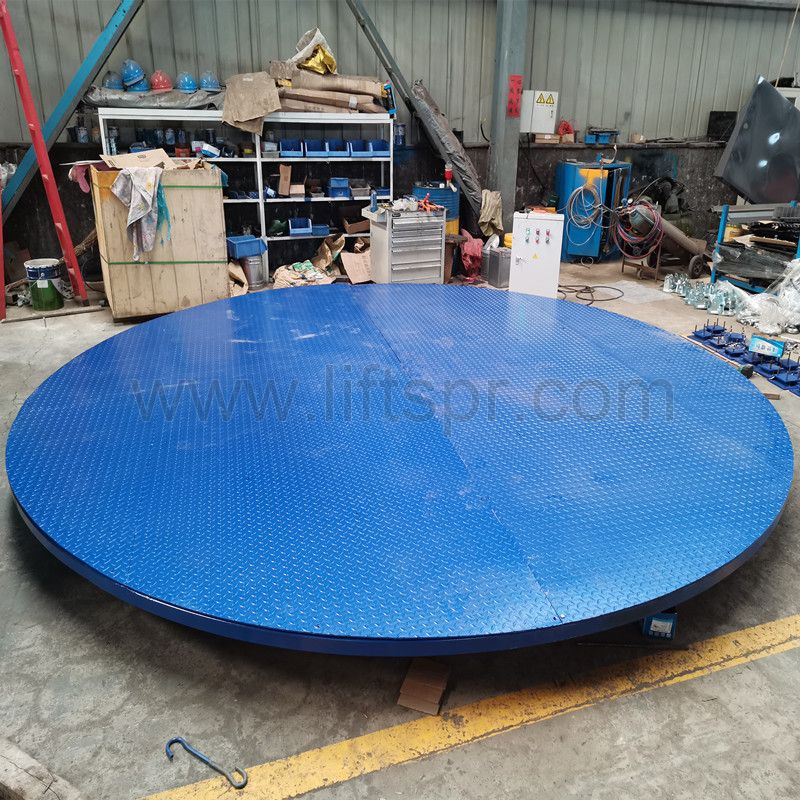 Rotating car stage use for car display platform