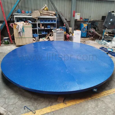 Rotating car stage use for car display platform