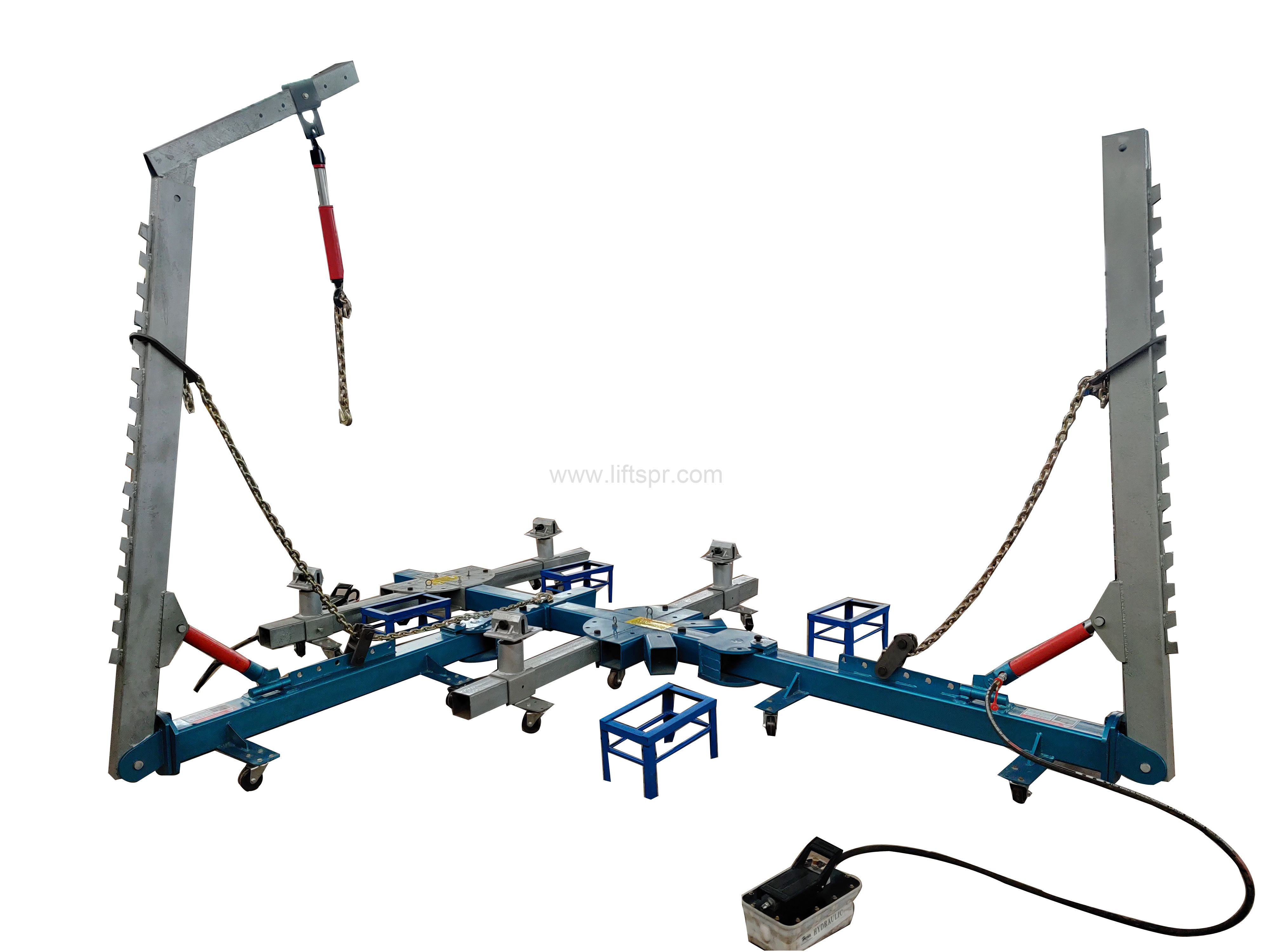 Portable Auto Body Collision repair machine with 2 lift towers model SP-V6C