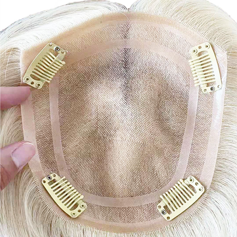 5x6 Virgin Remy Human Hair Mono Topper